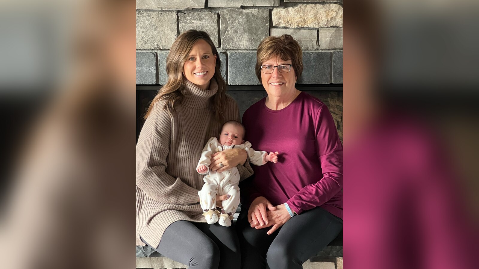 Three generations of the same family born on the same day - ABC News