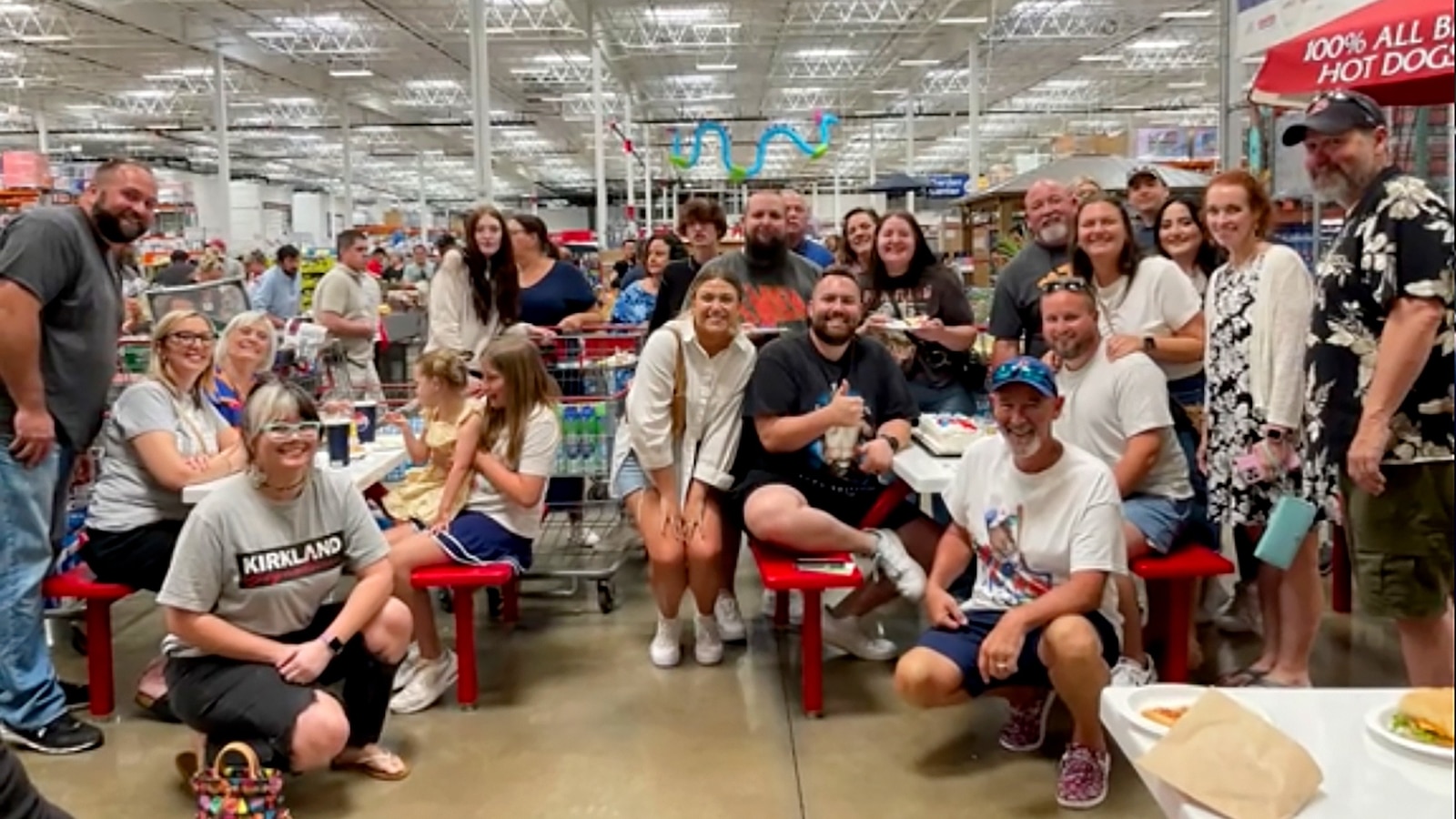 Wife throws husband a surprise birthday party at Costco, his favorite ...