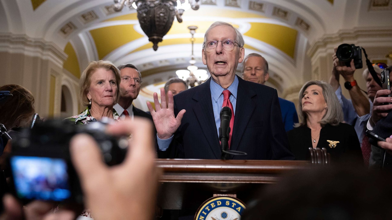McConnell says he has 'nothing to add' when asked about cause of freeze ...