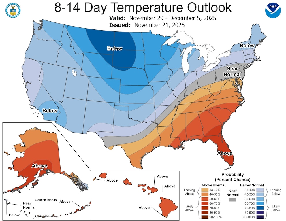Cold and snowy weather could be coming for many, thanks to the polar ...