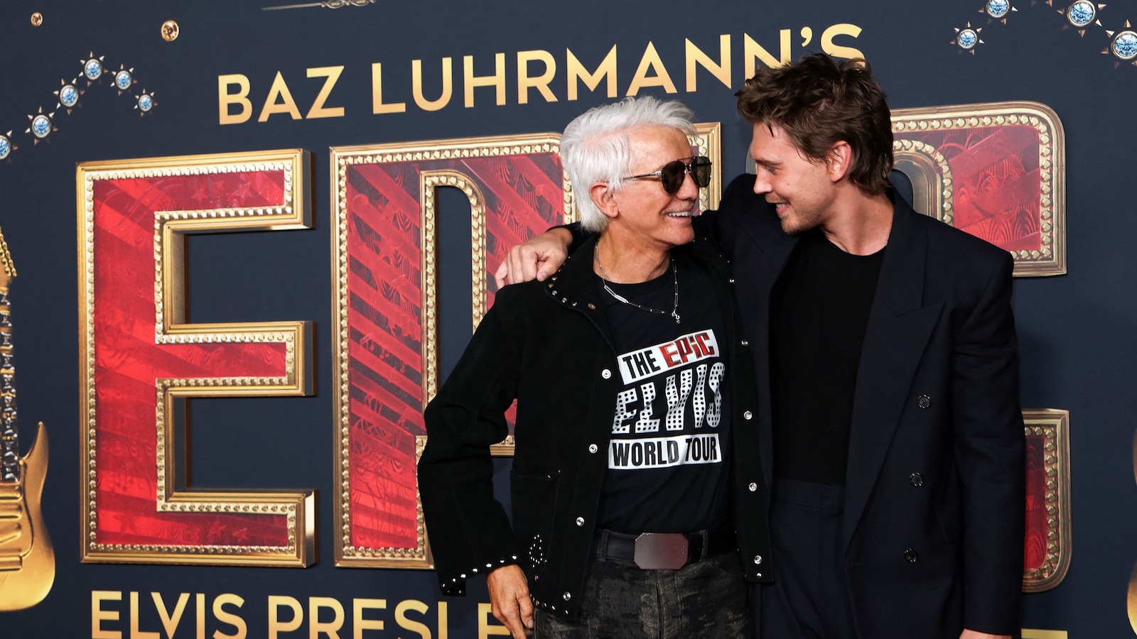 Austin Butler supports 'Elvis' director Baz Luhrmann at Elvis Presley ...