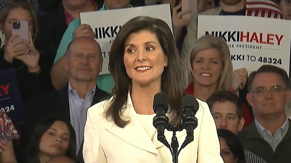 Video Nikki Haley becomes 1st `big-name' Republican to take on Trump ...