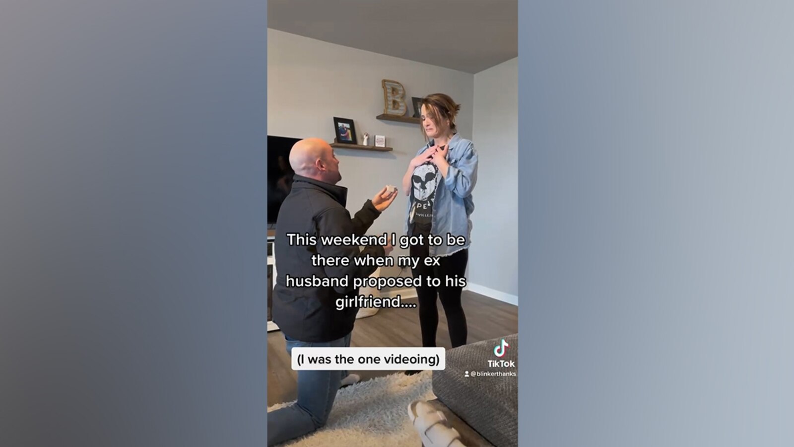 Woman opens up about filming ex-husband's proposal to girlfriend - ABC News