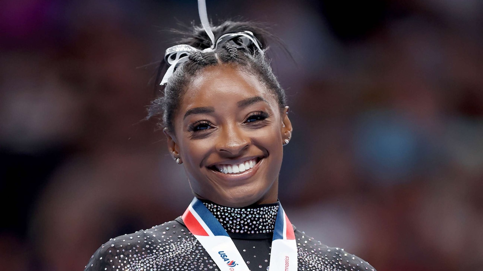 Simone Biles makes gymnastics history as 8-time US national all-around ...
