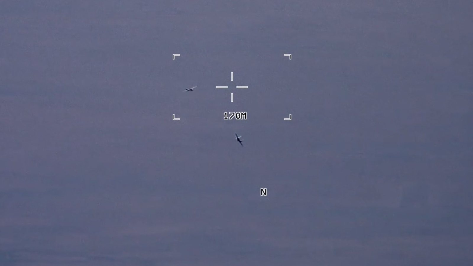 Dramatic video released of Russian fighter jets 'harassing' US drones ...