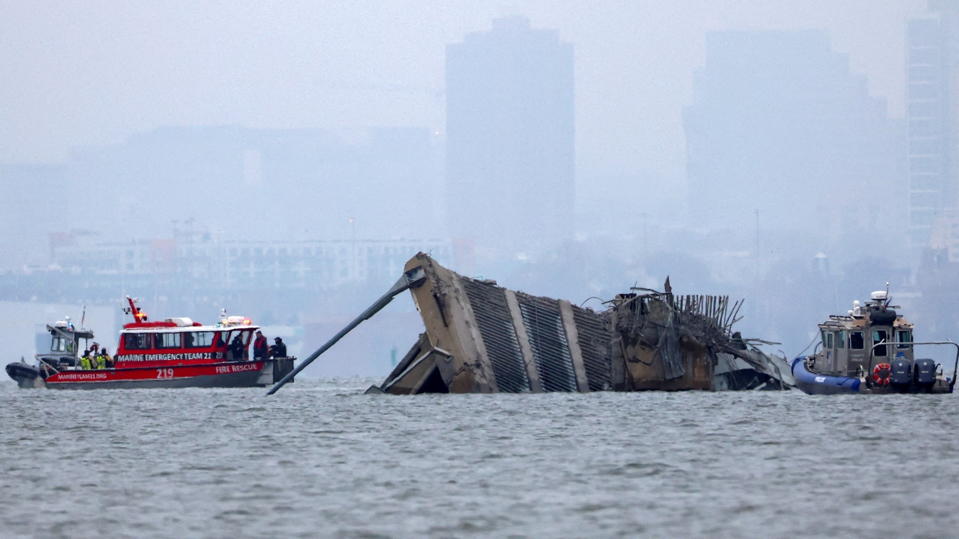 Timeline of Baltimore's Key Bridge collapse shows moments be