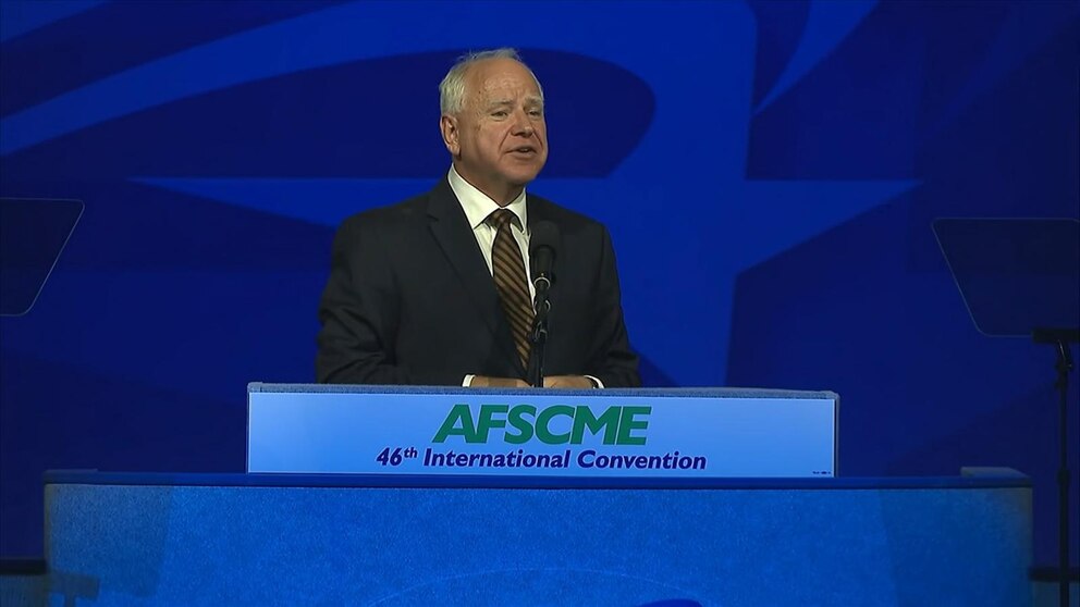 Video Tim Walz launches solo campaign tour in Los Angeles - ABC News