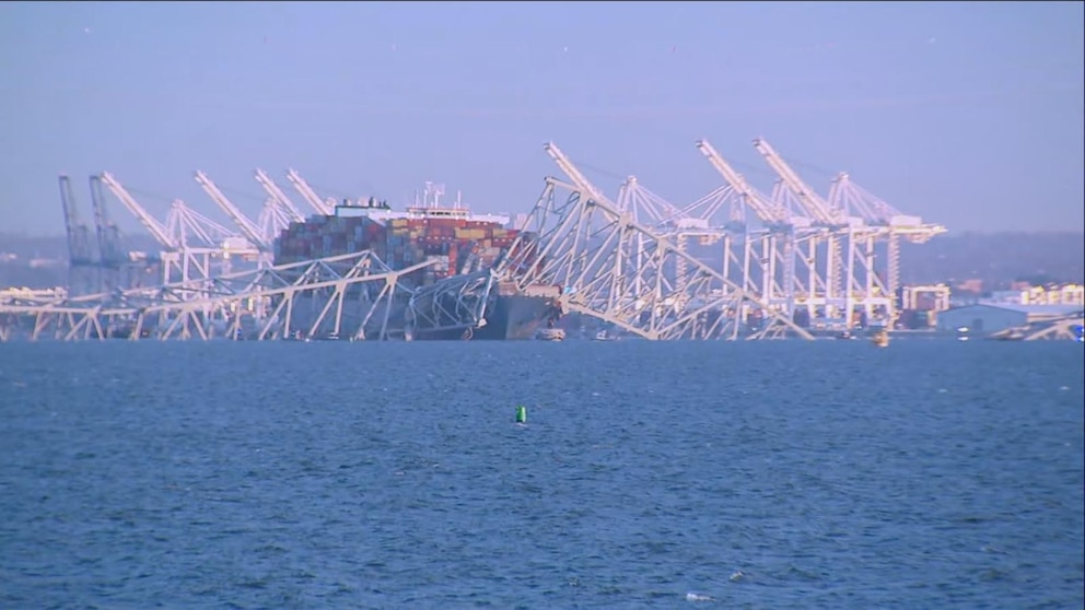 Video Search and rescue efforts underway after Francis Scott Key Bridge ...