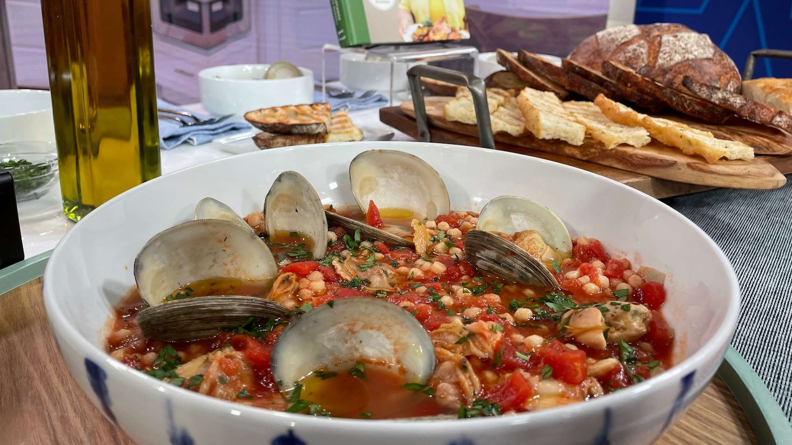 Get cozy with Lidia Bastianich's tomato soup with fregola and clams ...