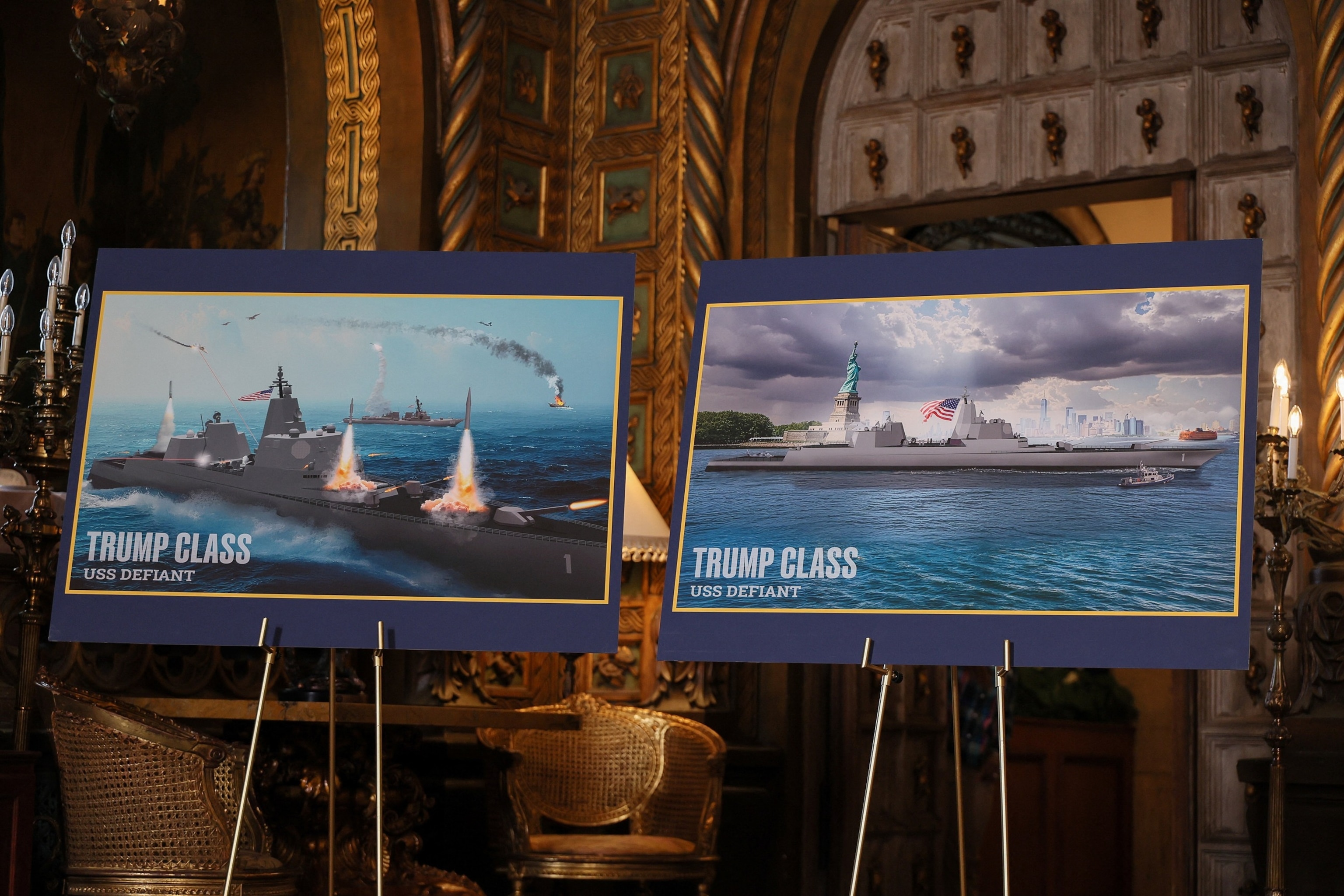 Trump announces 'Trump Class' of new Navy battleships - ABC News