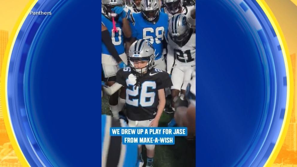 Video 12-year-old scores for Carolina Panthers - ABC News