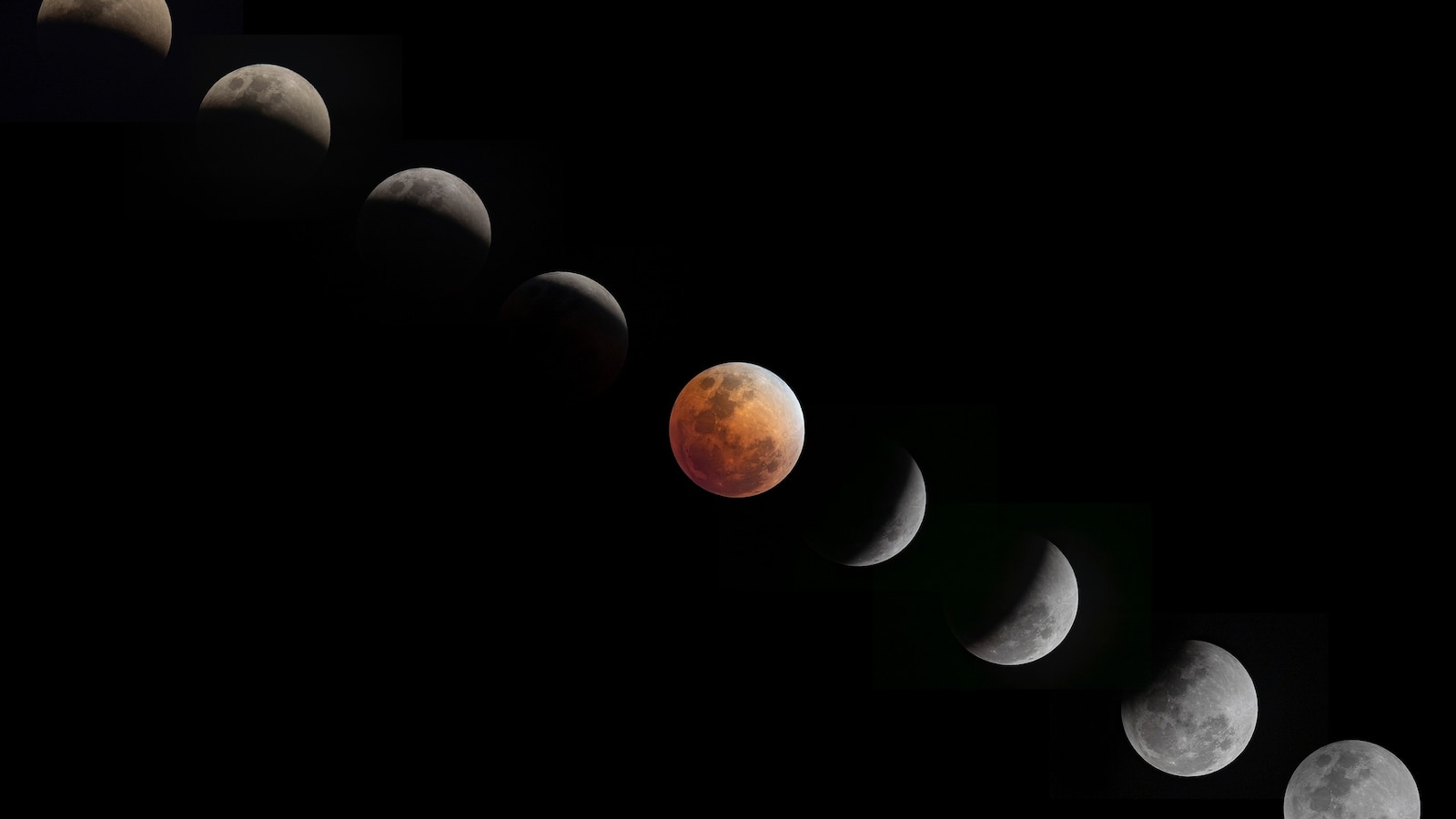 March's full moon brings rare blood moon lunar eclipse: See photos ...