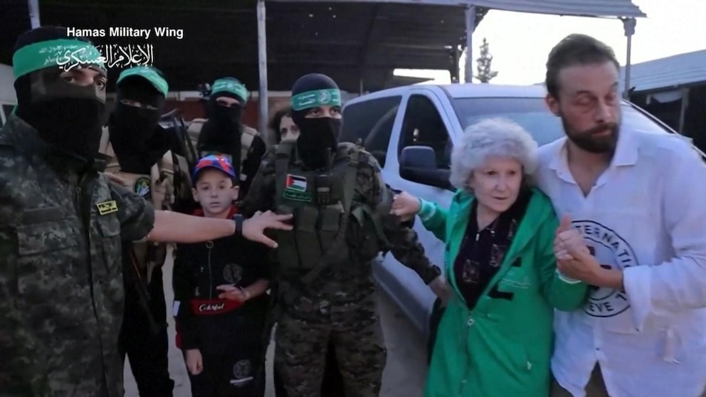Video 24 hostages released in exchange between Hamas and Israel - ABC News