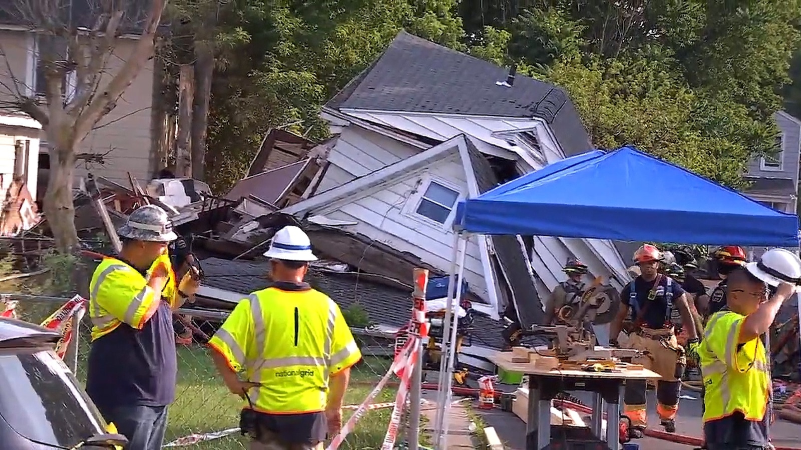 10 in severe or critical condition after house in Syracuse collapses in ...