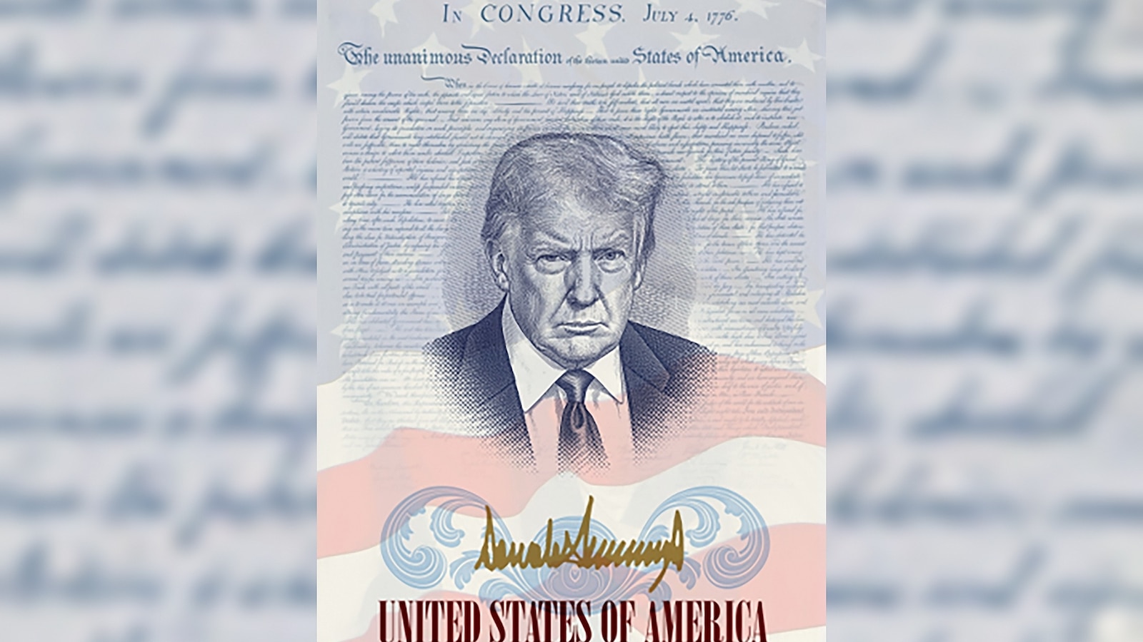 Trump's image to appear on limited-edition passports for America's ...