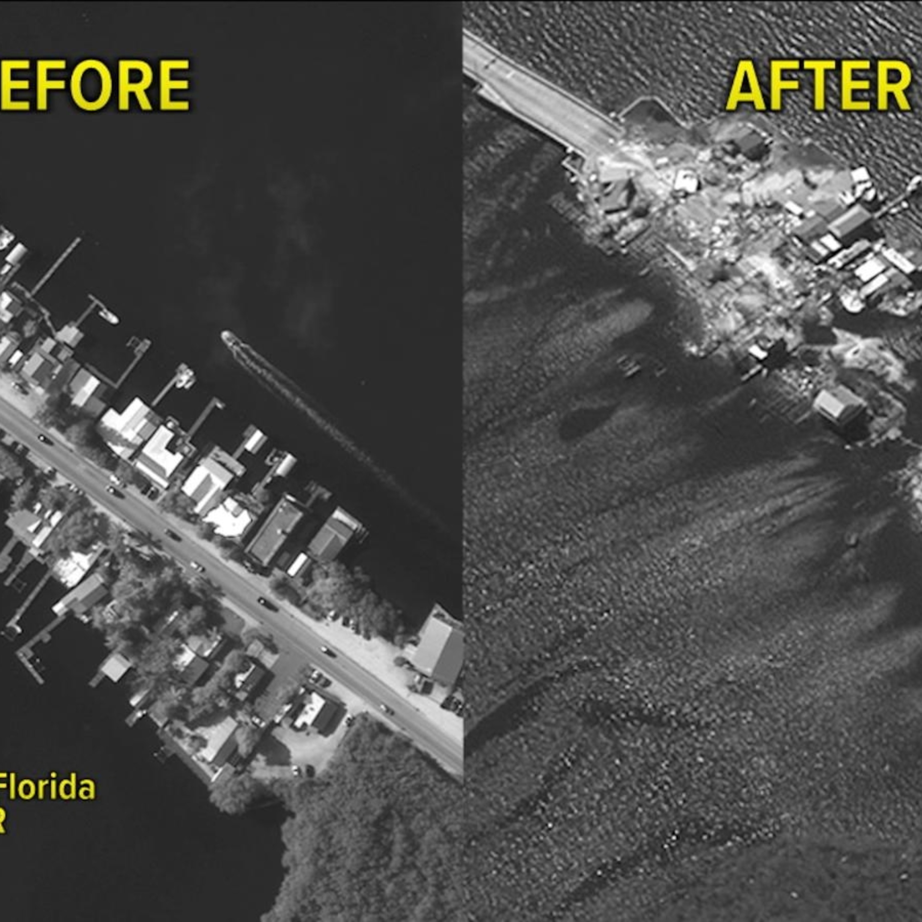 Hurricane Pictures Before And After