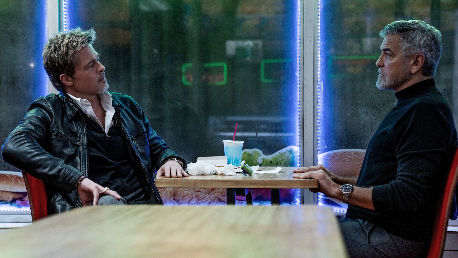 'Wolfs' with George Clooney and Brad Pitt gets new fast-paced teaser ...