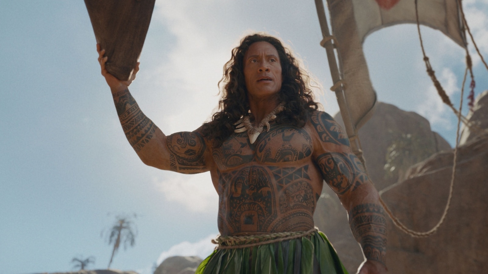 Dwayne Johnson transforms into Maui in official live-action 'Moana ...
