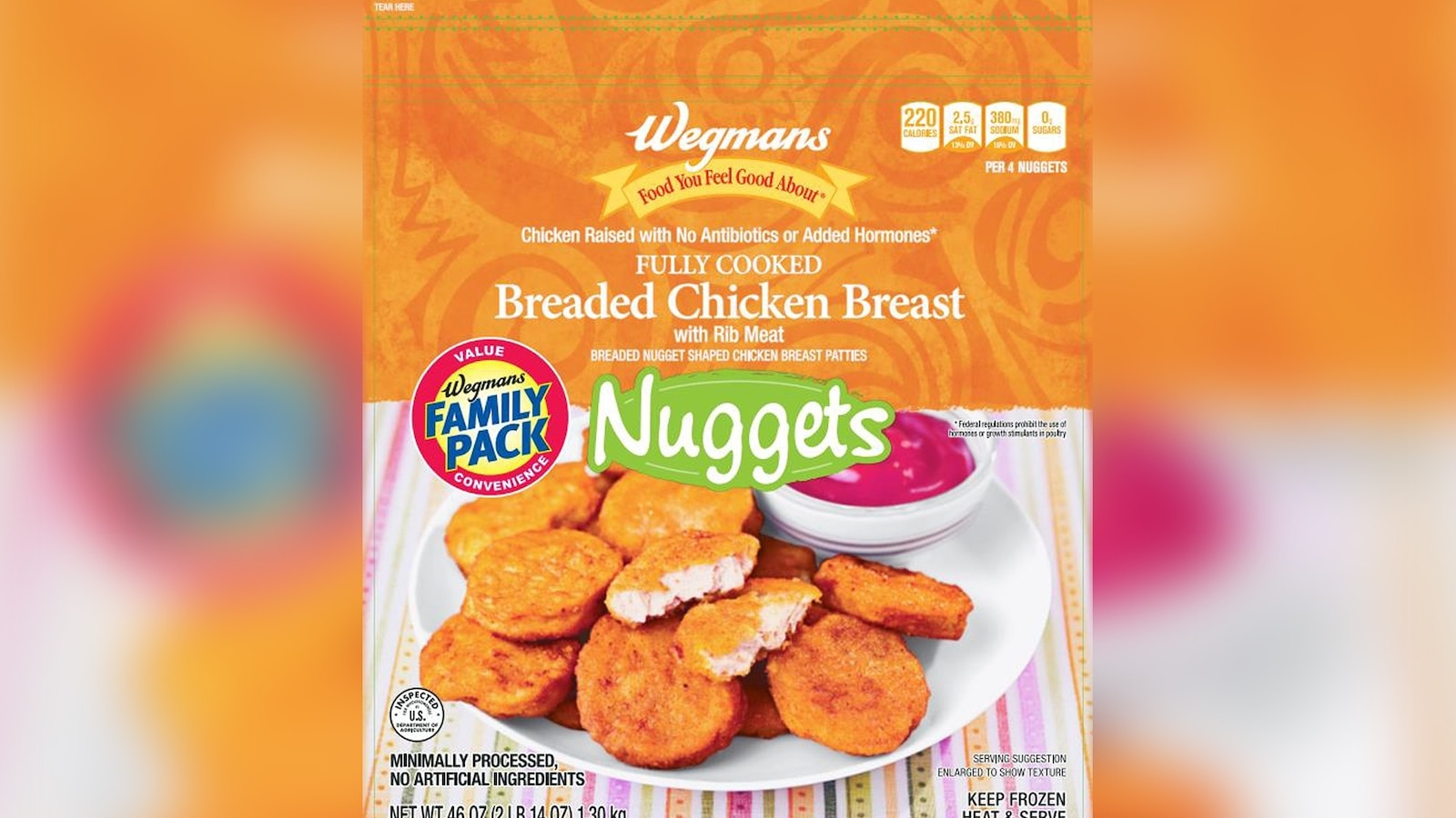 Wegmans voluntarily recalls frozen chicken nuggets that may contain ...