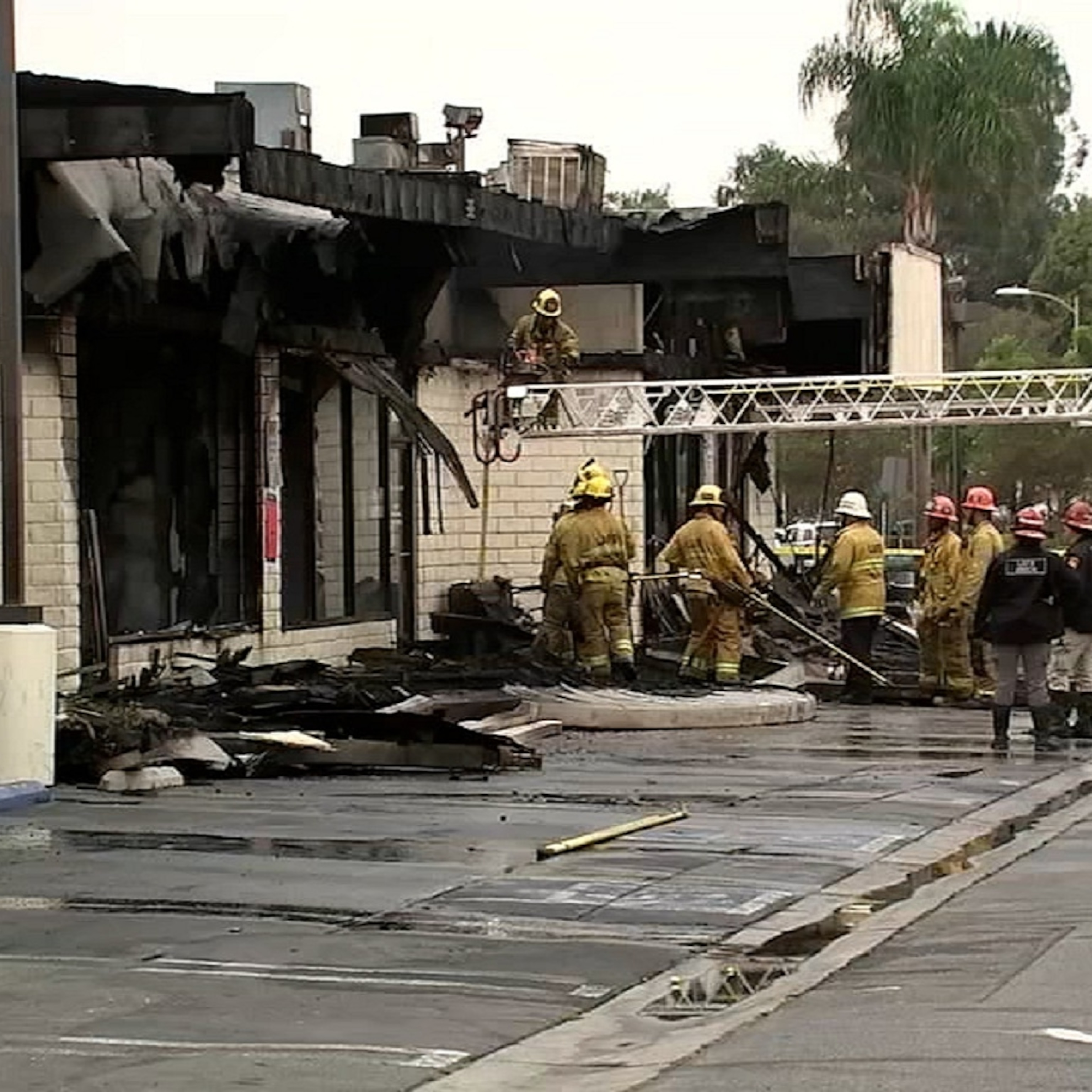 Lafd Strip Mall Fire