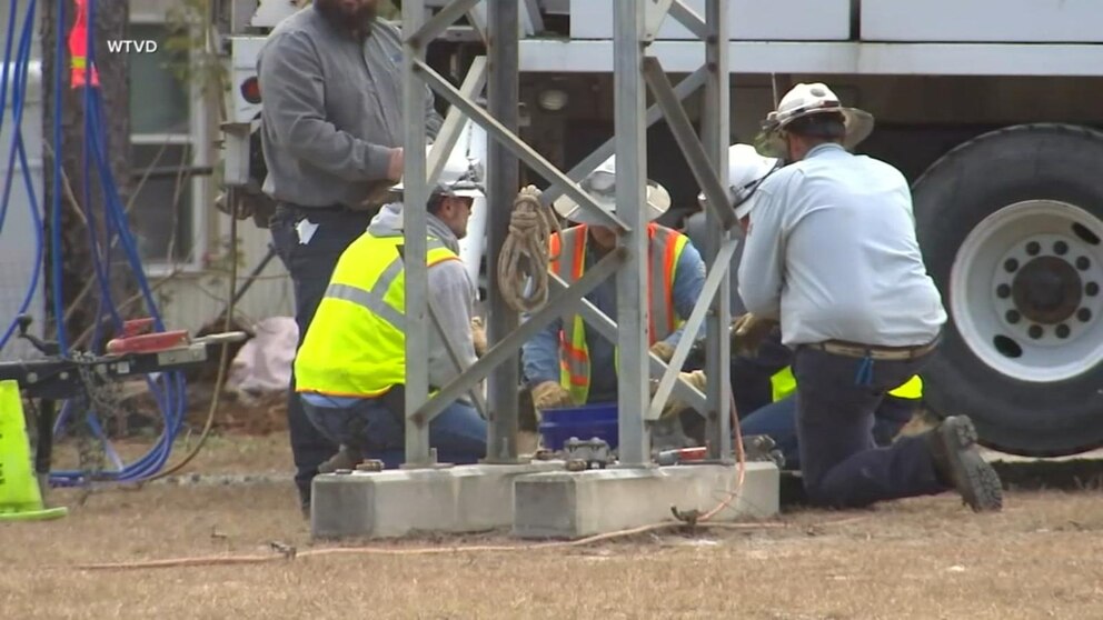 Video North Carolina residents still in the dark after substation ...