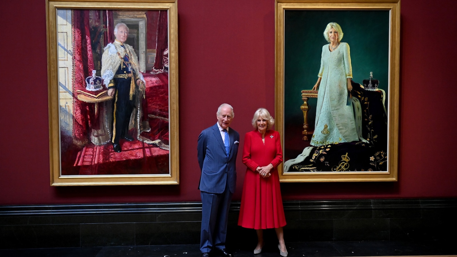 King Charles III, Queen Camilla's coronation portraits unveiled - ABC News