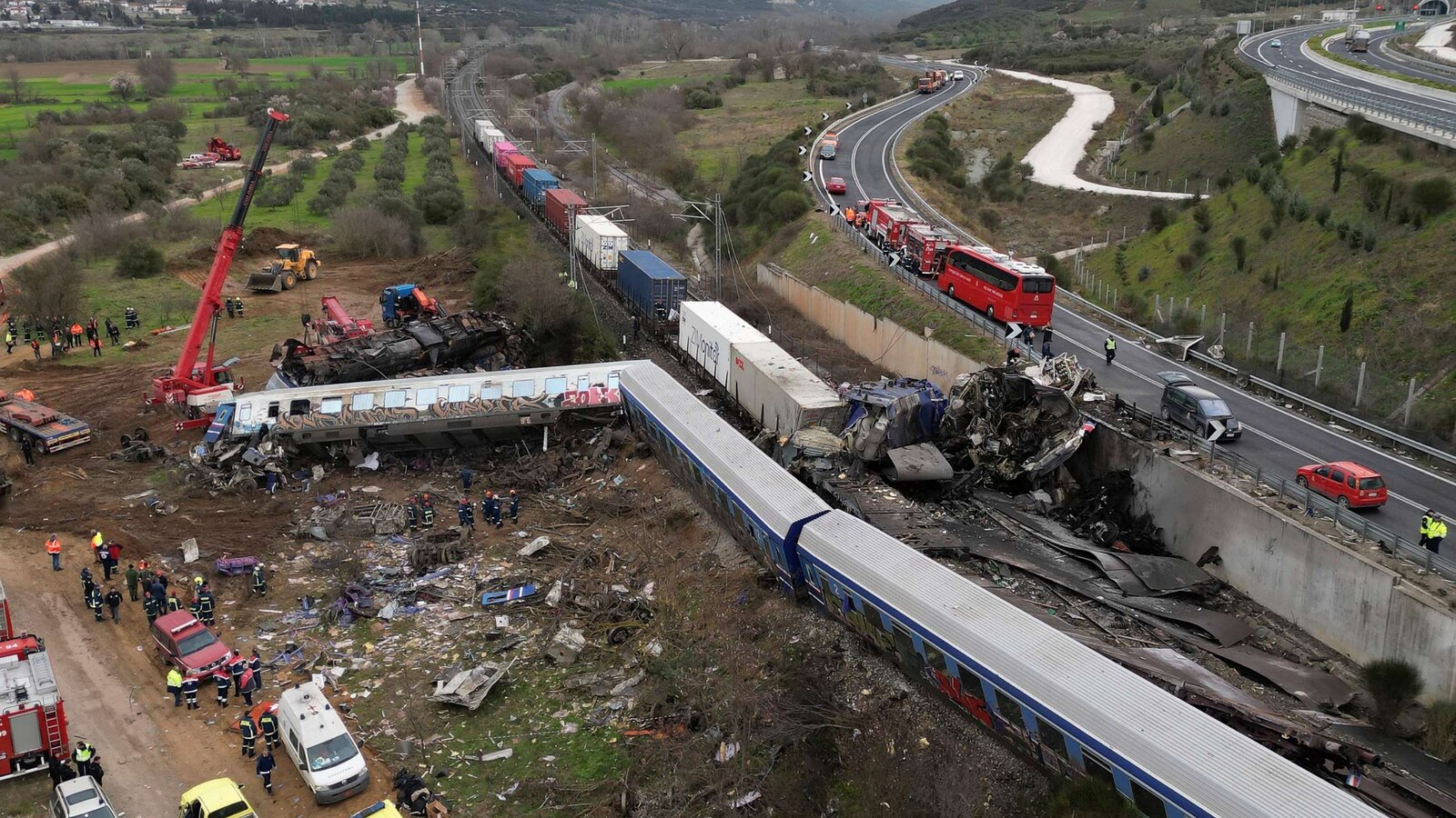 Station manager in deadly head-on train collision in Greece faces ...
