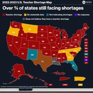 Most Of The US Is Dealing With A Teaching Shortage But The Data Isn t