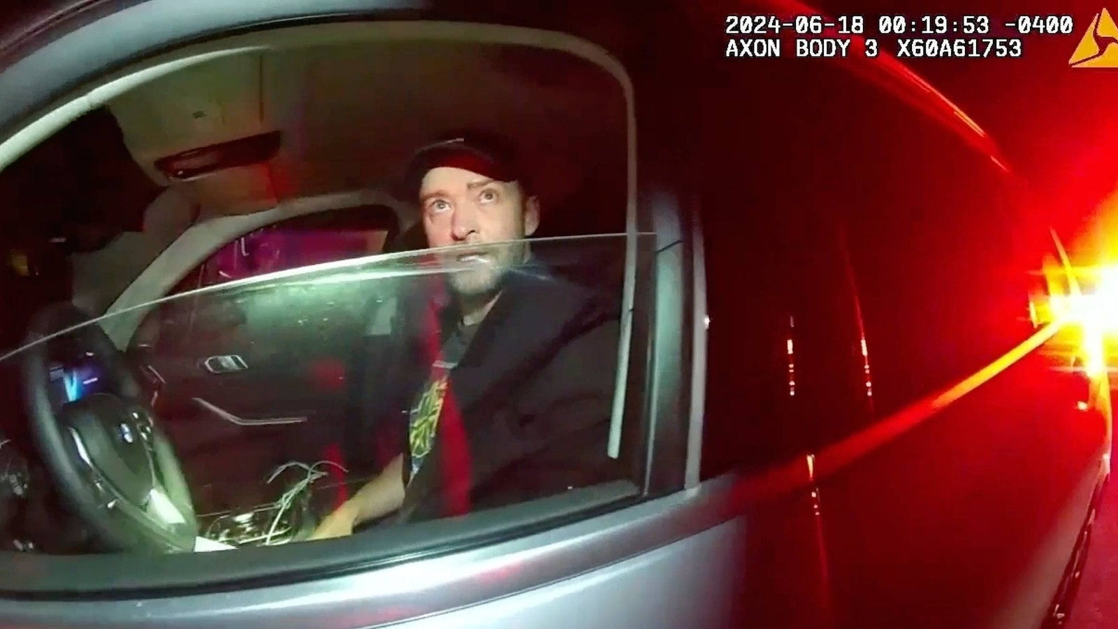Body camera footage from Justin Timberlake's 2024 DWI arrest released ...