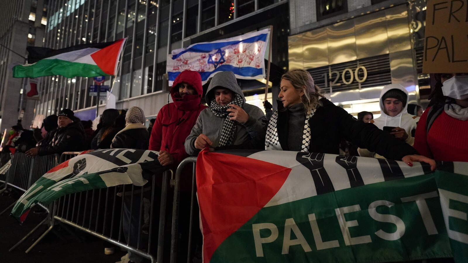 Several arrested during pro-Palestinian demonstration near Rockefeller ...