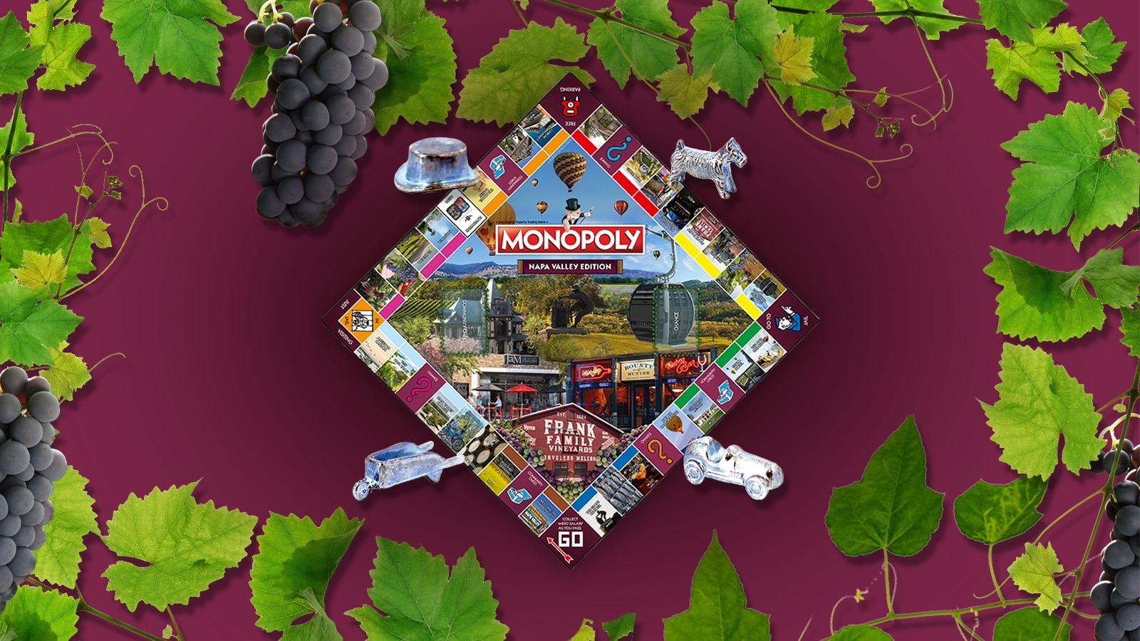 1st look at the new Napa Valley Monopoly board that's perfect for food ...