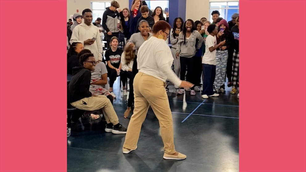 Teacher schools student in viral cafeteria dance battle - Good Morning ...