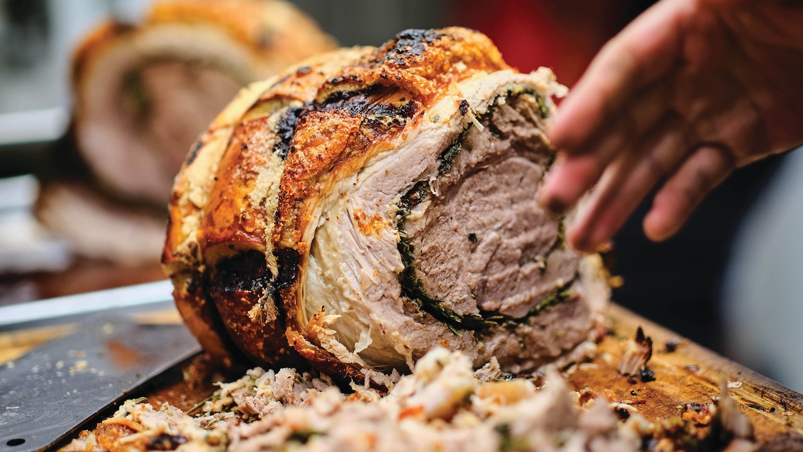 Christian Petroni shares new recipes from 'Parm to Table' for porchetta ...