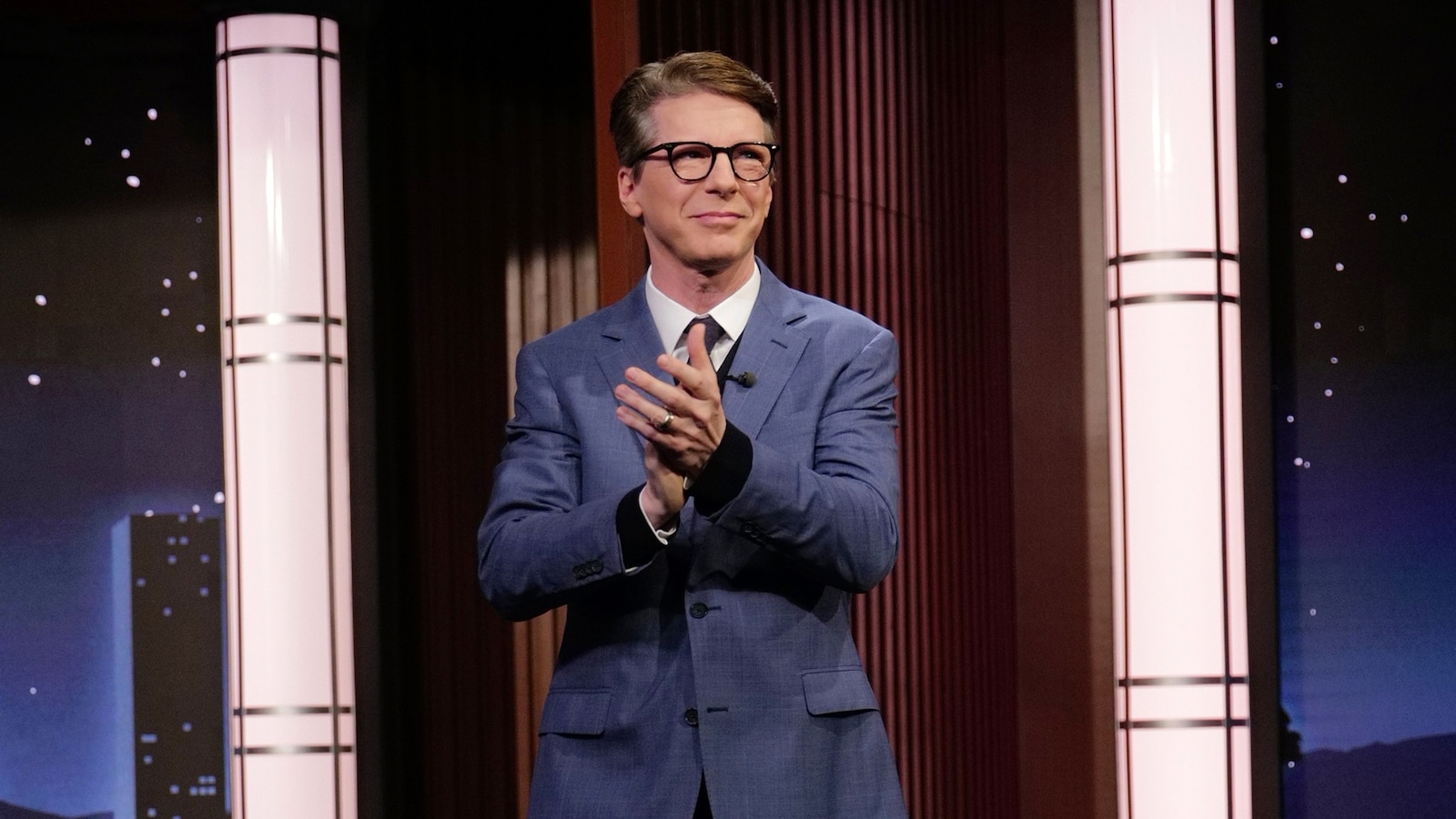 Sean Hayes surprised by Jennifer Aniston, Jason Bateman and more at ...