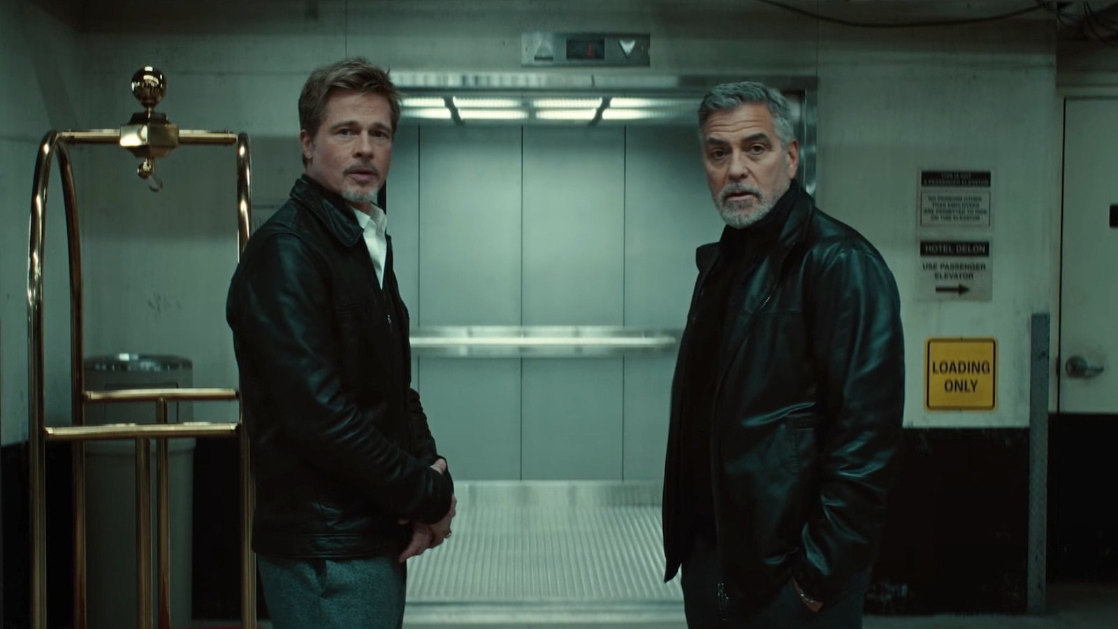 Brad Pitt, George Clooney reunite onscreen in 'Wolfs' trailer: Watch ...
