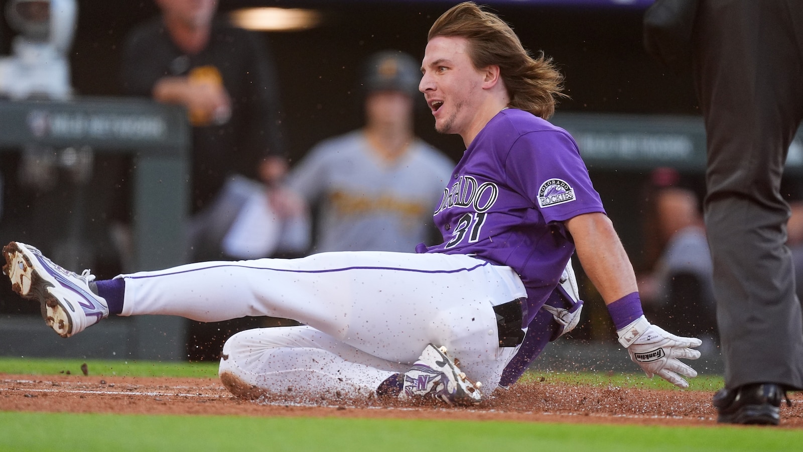 McCarthy hits leadoff inside-the-park homer off Skenes in Rockies' 2-1 ...