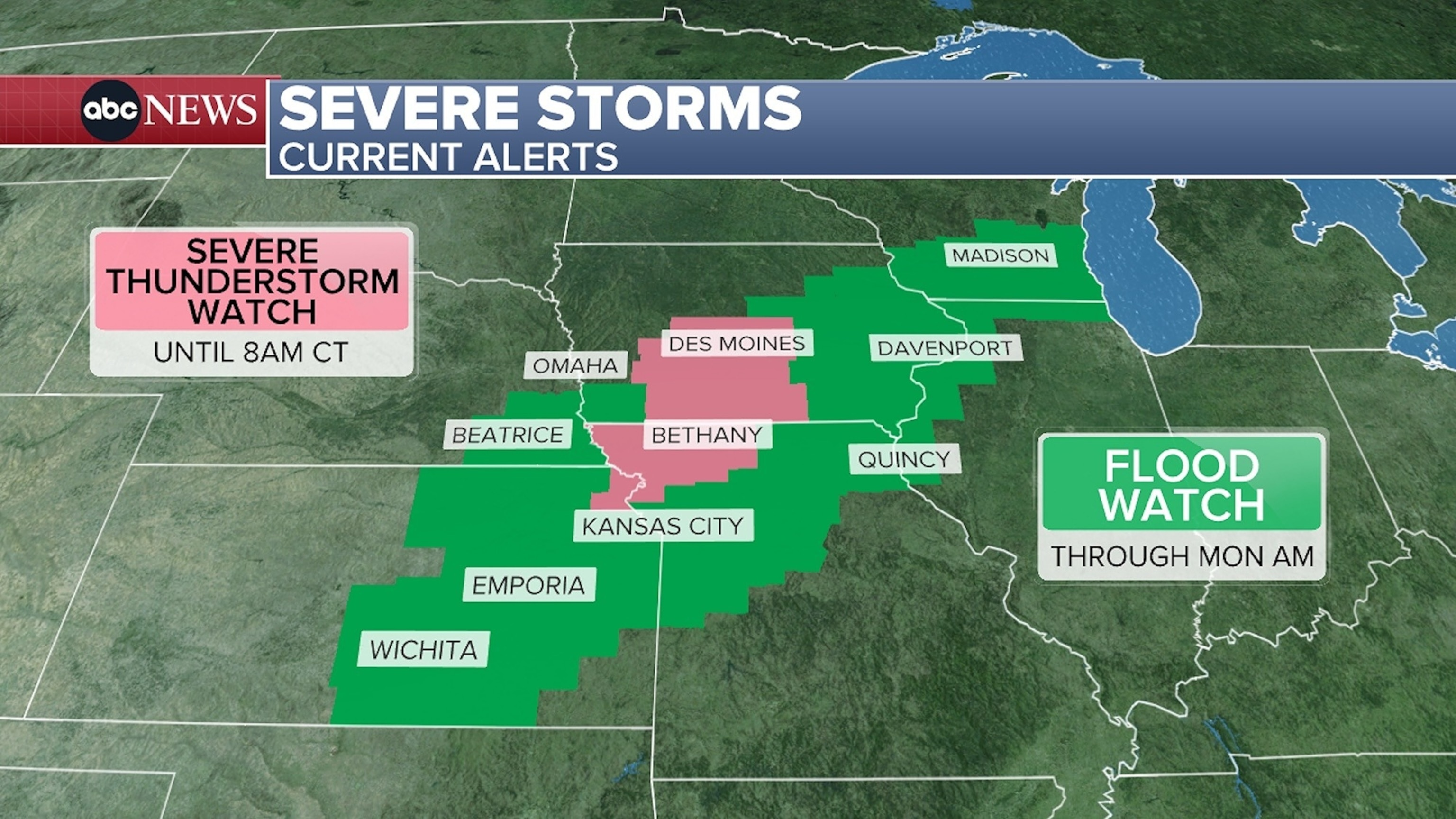 Flash flooding hits the Midwest, as dangerous heat stays put in the ...