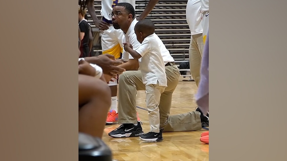 4-year-old assistant basketball coach goes viral for animated reactions ...