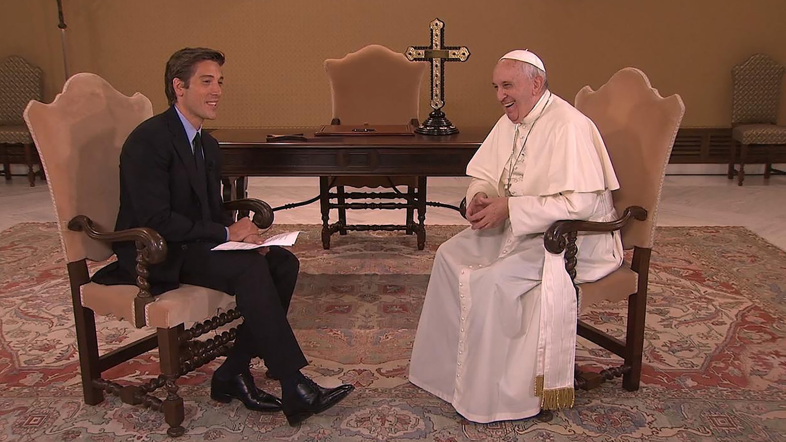 Faithful recall Pope Francis' historic US virtual town hall with David ...