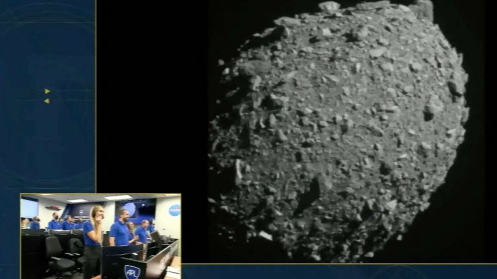 NASA spacecraft successfully collides with asteroid - ABC News
