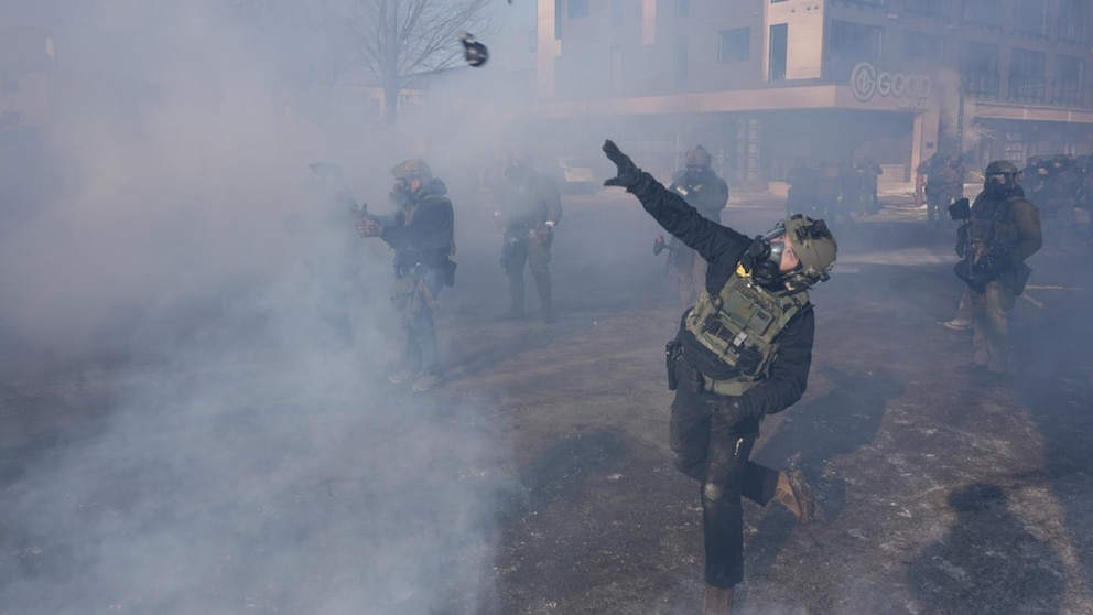 Video Minneapolis city council member reacts to shooting by federal ...