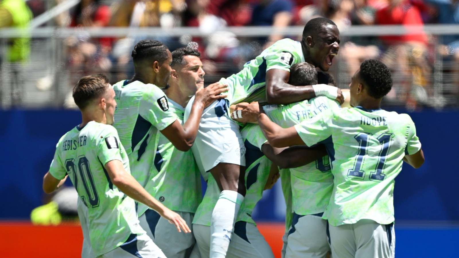 Boualem Khoukhi's goal on header in stoppage time earns Qatar a 1-1 ...