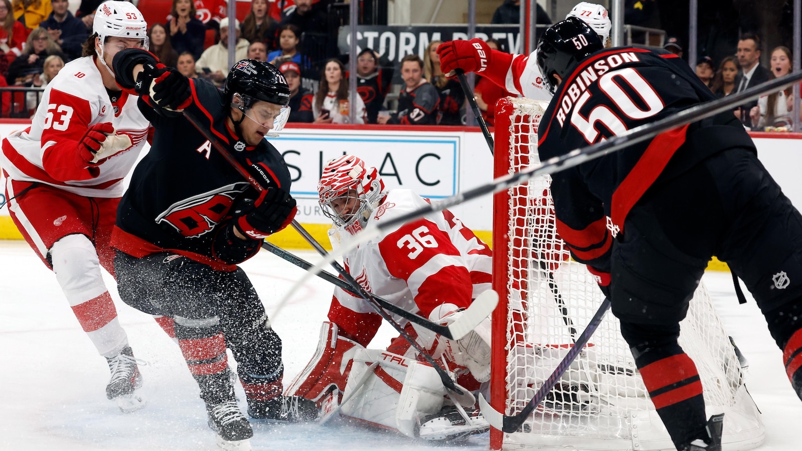Gostisbehere, Svechnikov post 3-point games as Hurricanes beat Red Wings 5-2, end 3-game skid ...