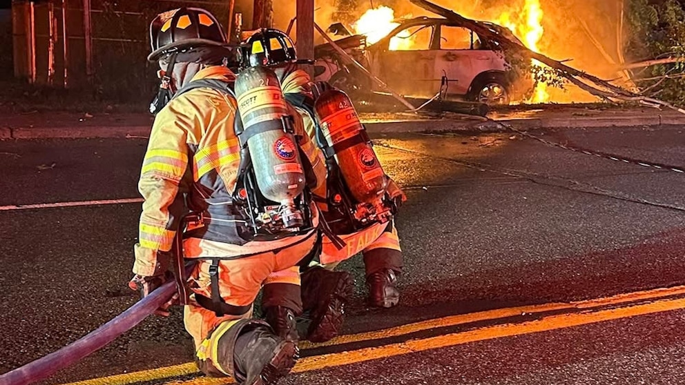 Army football player Larry Pickett Jr. and dad pull man from car just ...