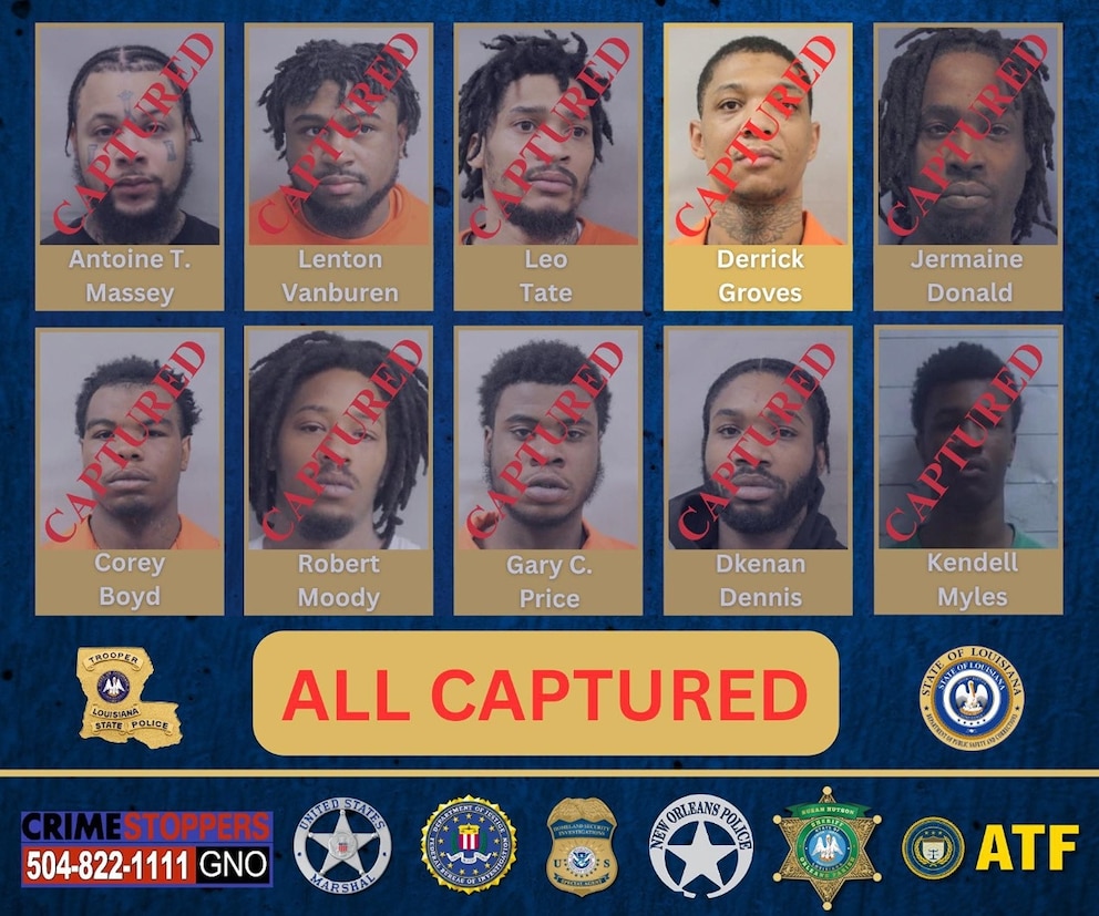 Final escaped New Orleans inmate in custody following 'brief stand-off ...