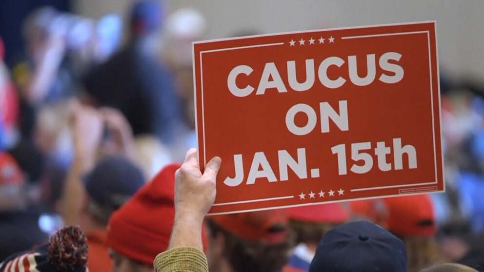 Video Iowa caucuses less than week away - ABC News