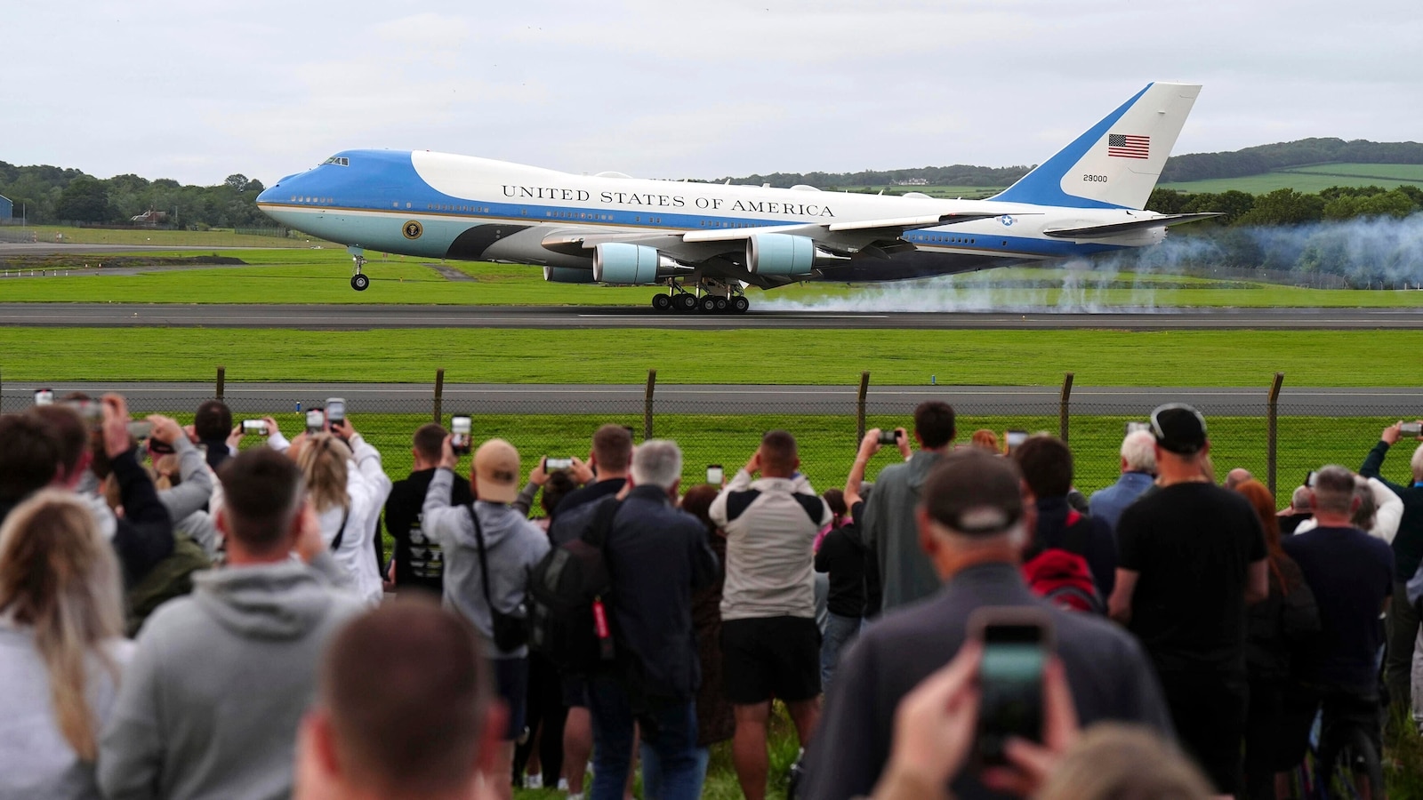 Trump arrives in Scotland for 'working visit' focused on golf ...