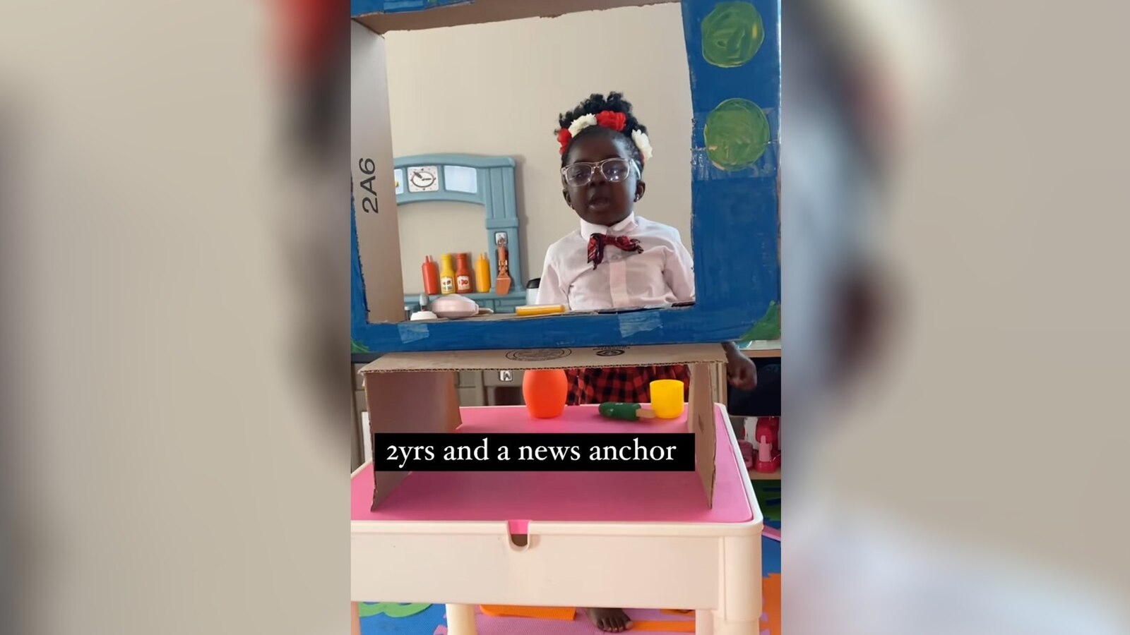 Toddler tells her parents they can't watch TV in hilarious ‘newscast ...