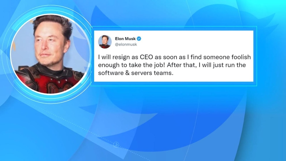 Video Elon Musk says he'll resign as Twitter CEO - ABC News