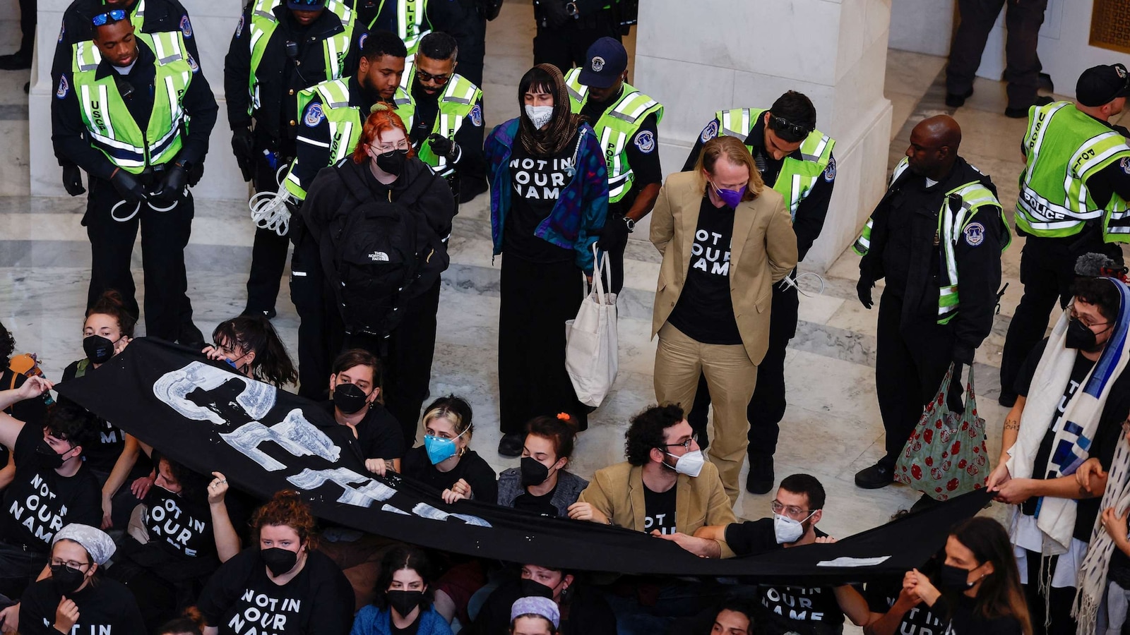 300-plus arrested after gathering at Capitol complex to protest Israel ...